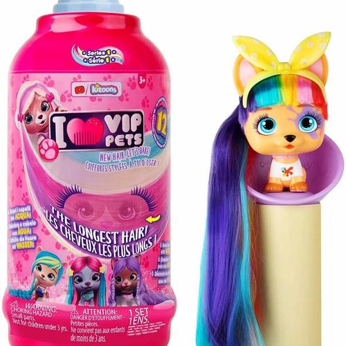 Jual I Love VIP Pets Series 1 Mousse Bottle Surprise Hair Reveal Doll ...