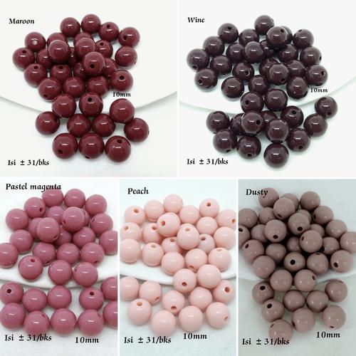 Jual MANIK MOTE SUSU MODEL BULAT DAN KOTAK WARNA PASTEL DOF U KERAJINAN ...