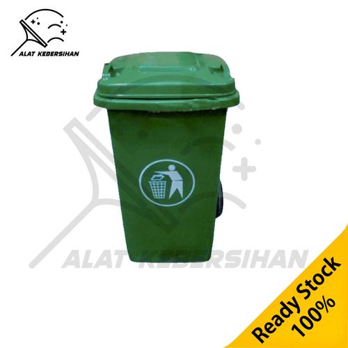 Jual Tempat Sampah / Tong Sampah Plastik KLEEN 100 L ( Plastic Dust Bin ) - Hijau - Kota ...