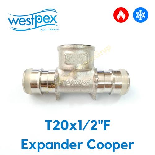 Jual Tee Sambung WESTPEX Expander Cooper T20-1/2”F / Sambungan air ...