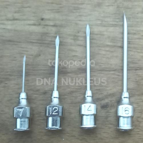 Jual jarum suntik besi hewan ternak kambing domba sapi kuda - 14 G x 25 ...