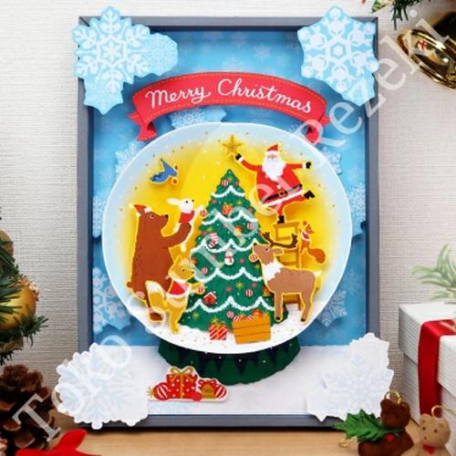 Jual Pohon Natal Papercraft Relief Rusa Christmas Paper Craft Santa ...