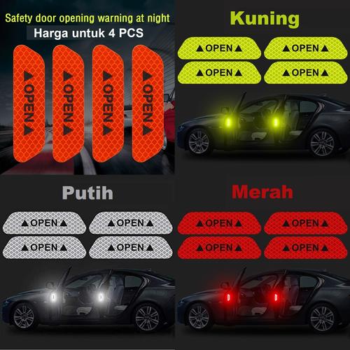 Jual Sticker Reflektor Stiker Mata Kucing Pintu Mobil Motor Reflector ...