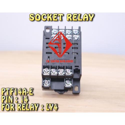 Jual Socket Relay PTF14A-E 14 Pin Kaki Soket Dudukan Untuk LY4 MERK ...
