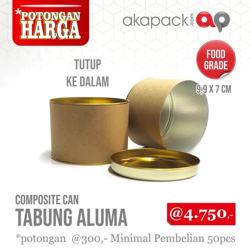 Jual COMPOSITE CAN size 9,9 x 7 cm isi 50 PCS / tabung aluma / tabung ...
