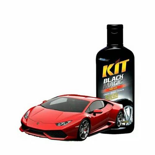 Jual Kit Black Magic Tire Gel 300ml Kit Ban Botol Semir Ban Mobil Motor ...