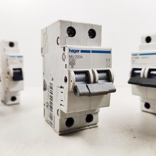 Jual MCB Circuit Breaker 2Phase 2P - 6A 10A 16A 20A 32A 40A 63A HAGER ...