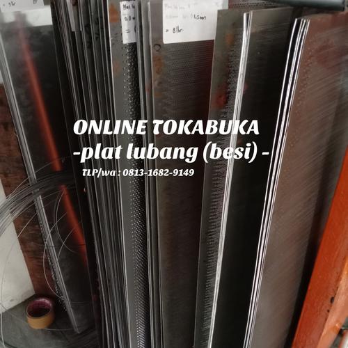 Jual Plat Besi Perforated 3mm x 1meter x 2meter Lubang 4mm - Jakarta ...