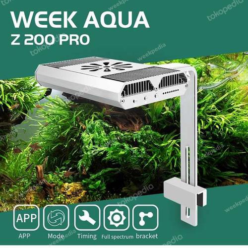 Jual Week Aqua Z200 PRO 70W RGB+UV Aquarium Aquascape Light Lampu ...