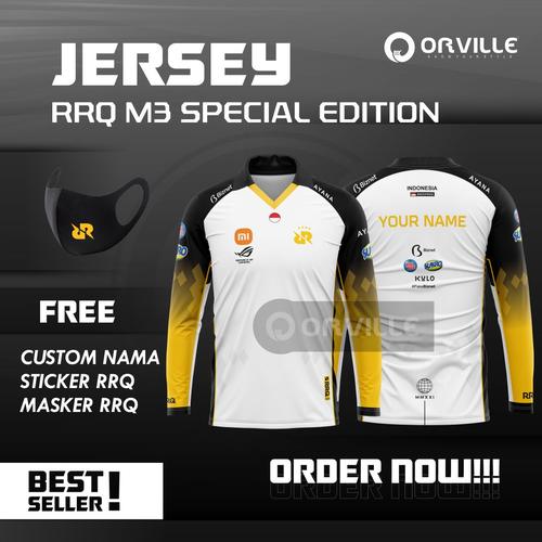 Jual JERSEY RRQ M3 2021 / FREE NICKNAME / FREE MASKER & STICKER ...