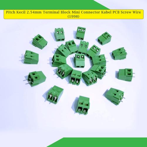 Jual Pitch Kecil 2.54mm Terminal Block Mini Connector Kabel PCB (1998 ...