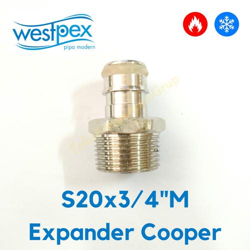 Jual Sok Sambung WESTPEX Expander Cooper S20-3/4”M / Sambungan air ...
