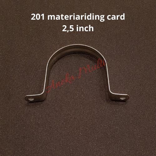 Jual Klem Pipa 2,5 inch Clamp Klem Paralon ke Tembok 201 stainless ...