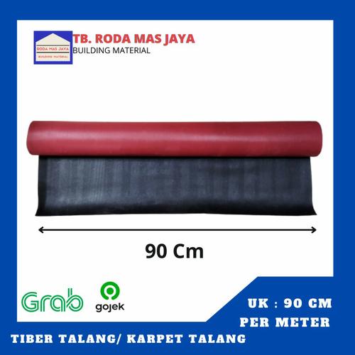 Jual Tiber Talang/ Karpet Talang Air Merah Per Meter - Merah, 55 Cm ...