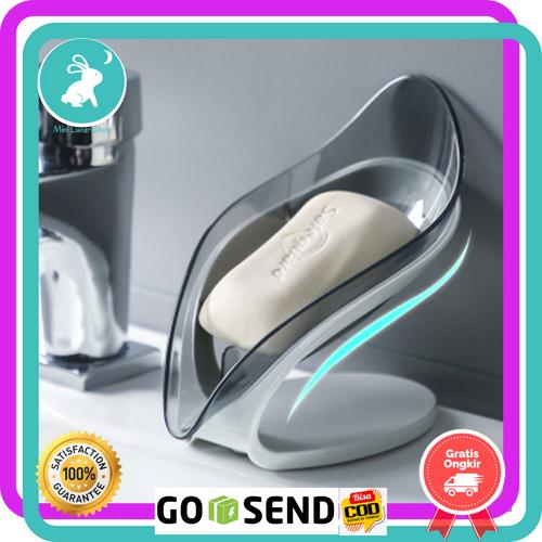 Jual Tempat Sabun Mandi Soap Tray Box Leaf Shape Gray - Jakarta Barat ...