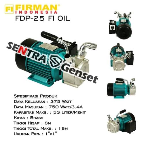 Promo Pompa oli solar Firman FDP 25 - Jakarta Barat - Sentra Genset ...