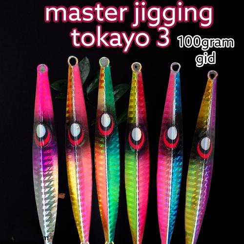 Jual metal jig 100g metal jig tokayo 3 100g metal jiging tokayo micro ...