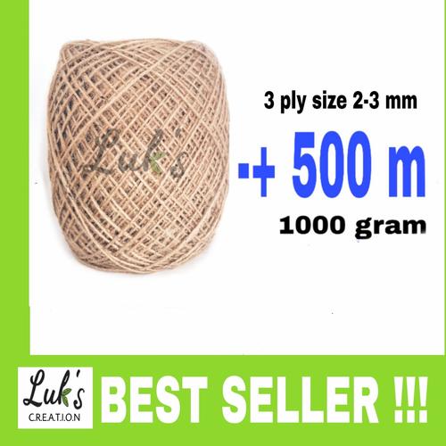 Promo PROMO Tali goni 3 ply murah kiloan - tali rami - jute rope - hemp ...