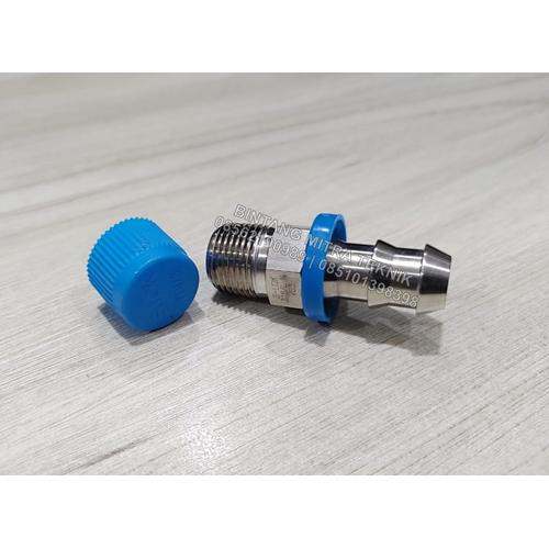 Jual PUSH ON HOSE FITTING S-LOK 1/2" / PUSH ON FITTING SWAGELOK 1/2 ...