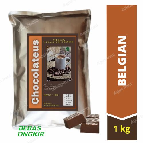 Jual Belgian Chocolate Powder Drink Coklat Premium Coklat Bubuk 1 kg ...