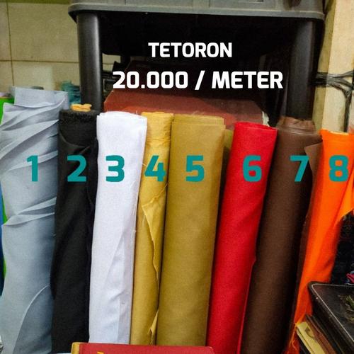 Jual Bahan Kain Tetoron Polyester Polos [Per 0.5 meter] - Tetoron ...