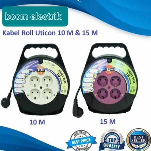 Jual Kabel Roll Uticon Ukuran 10M Fan 15M/ Kabel Gulung 10M Dan 15M ...