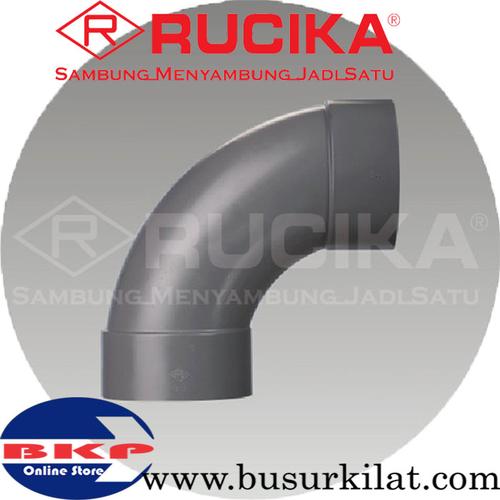 Promo Long elbow 4 Inch PVC Rucika (D) / Long elbow rucika / Fitting ...