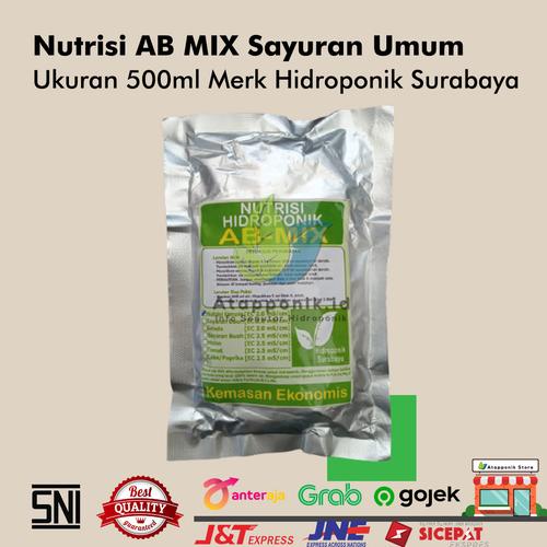 Jual nutrisi ab mix sayuran umum 500ml - Kota Surabaya - Atapponik ...