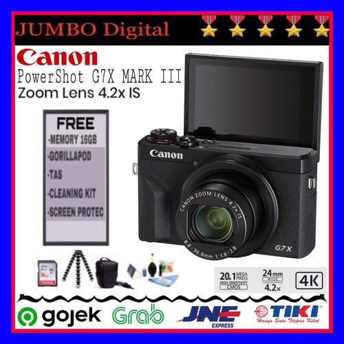 Jual Canon PowerShot G7X Mark III - G7x mark 3 Pengganti g7x mark 2 II - UNIT ONLY - Jakarta ...