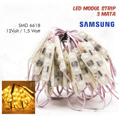 Jual Lampu LED 12Volt LED Samsung Modul Strip 12V 1.5Watt 12 V SMD 6618 ...