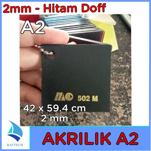 Jual Acrylic / Akrilik Hitam Doff Lembaran Uk. A2 Tebal 2mm Marga Cipta ...
