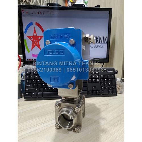 Jual BALL VALVE PNEUMATIC ACTUATOR SS316 1 1/2" WELD VALBIA ITALY ...