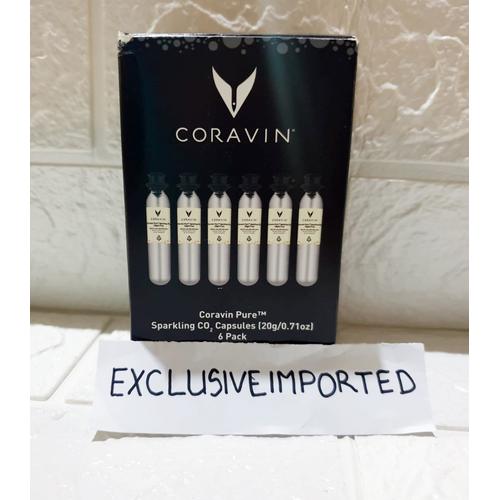 Jual CORAVIN Coravin Pure Sparkling CO2 Capsules 6 pcs capsule - Kota ...