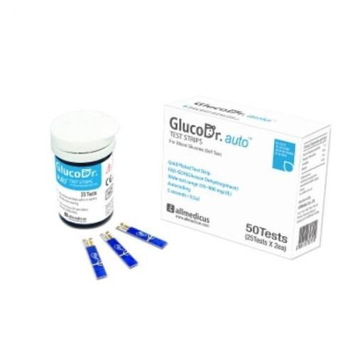 Jual Refill Refil Strip Stik Stick gluco dr GlucoDr Auto AGM-4000 Per ...