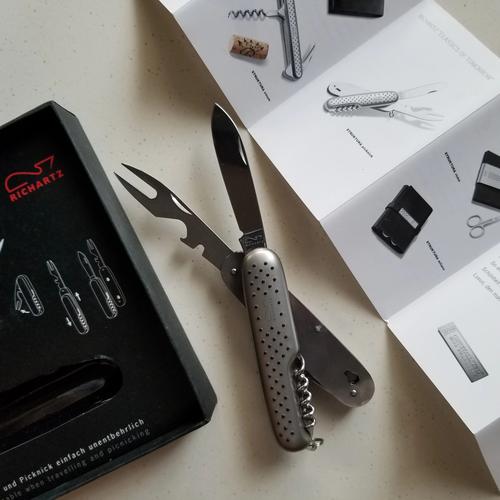 Jual Richartz Solingen Germany pocket knife Picnic victorinox huntsman ...