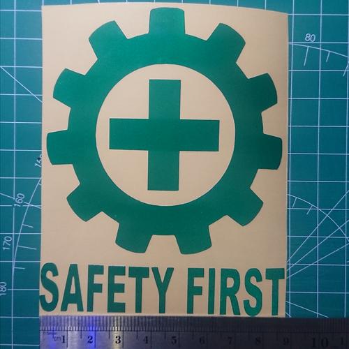 Jual CUTTING STIKER SAFETY FIRST - BAHAN ASAHI REFLECTIVE WARNA HIJAU ...