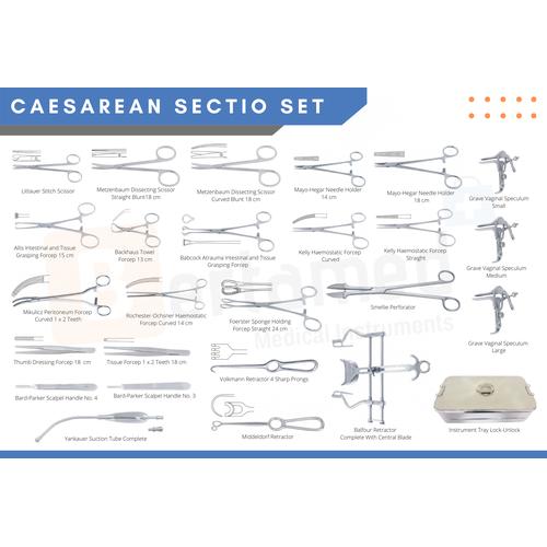 Jual Sectio Cesarean Instrument Set / Set Instrumen Cesar / Caesarean ...