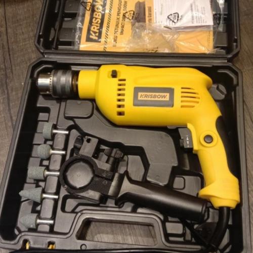 Jual Krisbow Mesin Bor Listrik Set Impact Drill Box Set Komplit 21 Pcs ...