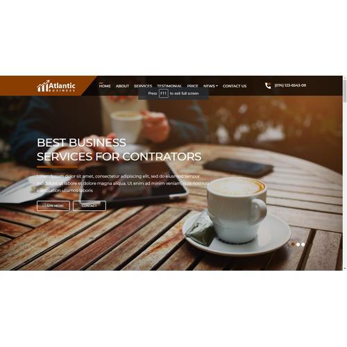 Jual TEMPLATE WEBSITE UNTUK PERUSAHAAN KONTRAKTOR - Jakarta Selatan ...