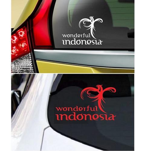 Jual Stiker Kaca Mobil Unik Lucu Cutting Sticker Wonderful Indonesia ...