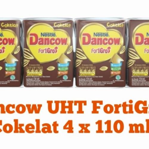 Jual Dancow UHT FortiGro Cokelat 4 x 110 ml Merupakan susu dalam ...