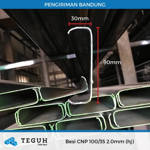 Jual Besi CNP 100/35 2.0mm (hj) - Kota Bandung - Teguh tokobesi | Tokopedia