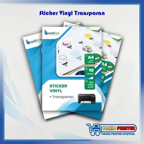 Jual Sticker Vinyl Inkjet A4 / Stiker Vinil / Vynil Transparan ...