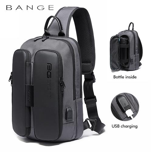Jual Tas Selempang Bange BG7079 Sling Shoulder Chest Bag Pria Cowok Import - Gray - Jakarta ...