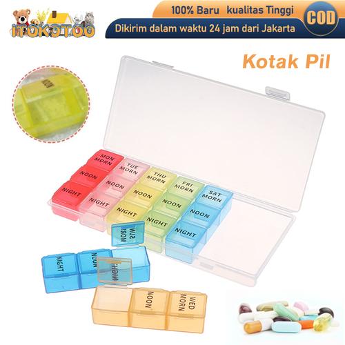 Jual Kotak Obat 7 Hari Tempat Obat Harian 7 Days Pill Medicine Box ...