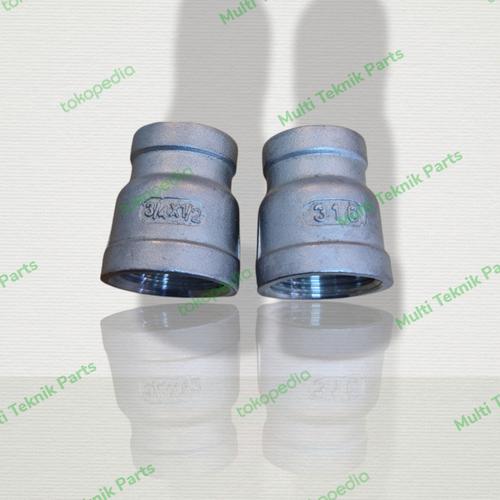Jual Reducer Drat Dalam Stainless 316 3/4 x 1/2" inch / Vlok Sok ...