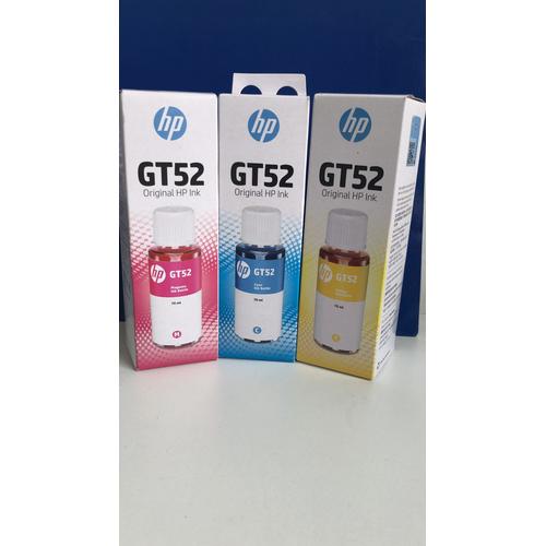 Jual Tinta printer HP GT52 colour Original Ink Bottle - Cyan - Kota ...
