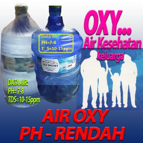 Jual AIR OXY RO Hexagonal (AIR+GALON) BINTANG OXY /khusus via grab ...