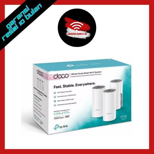 Jual TP-Link Deco M4 AC1200 Whole Home Mesh Wi-Fi System router 3 Pack ...