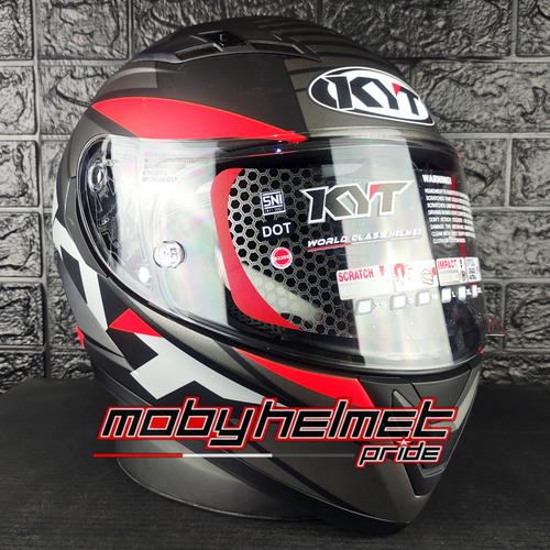Jual Helm KYT Falcon FR - Radiant Matt Black Red - M - Kab. Bekasi ...
